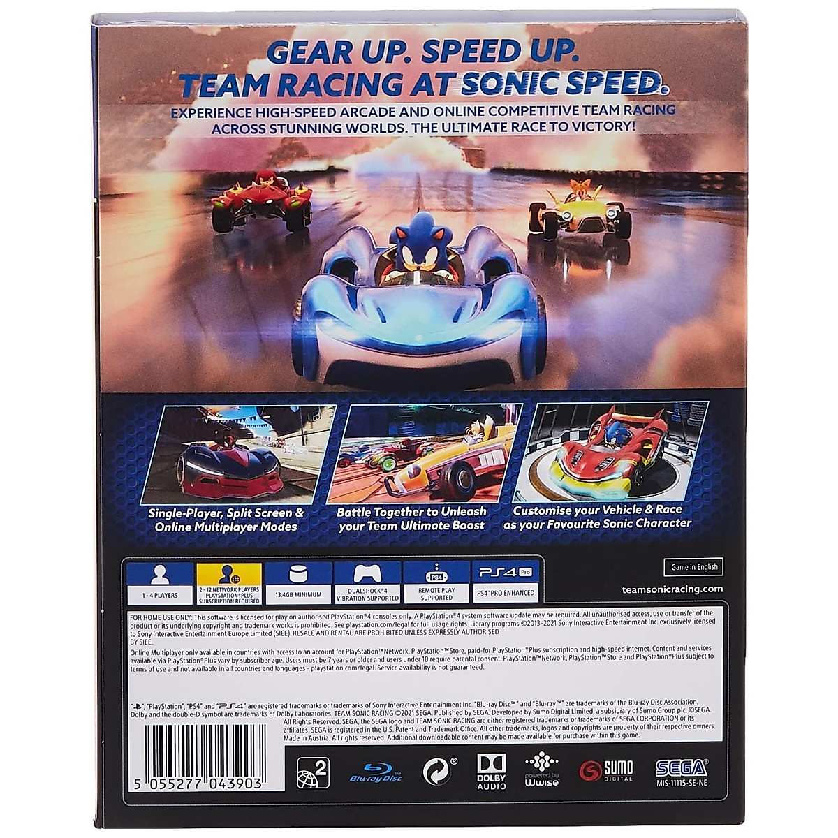 Team Sonic Racing 30th Anniversary Edition (PS4) (PS4)