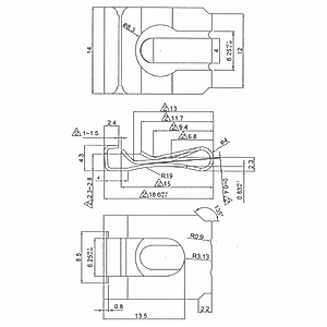 Replacement Hardware for Office Chair Gas Lift Cylinder Piston Includes 10 Sets of Retaining Clips and Washers (10-CW)