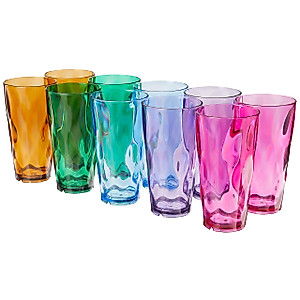 Creative Ware 24-Ounce Plastic Tumblers, Set of 10