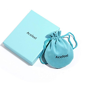 Acefeel Clip On Earring For Women White Pearl Non Pierced Clip Earrings