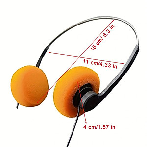 Retro Lightweight Earphones,Hi-Fi Stereo Earphone Headset,Retro Over-Ear Headphone,Walkman Headphone Vintage Feelings Underwire Headphone Hi-Fi Stereo Headphone