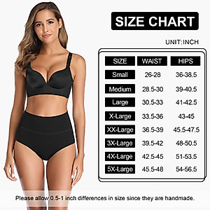 K-CHEONY Womens Underwear Tummy Control High Waisted Cotton Postpartum Panties Plus Size Maternity Ladies Briefs, XX-Large