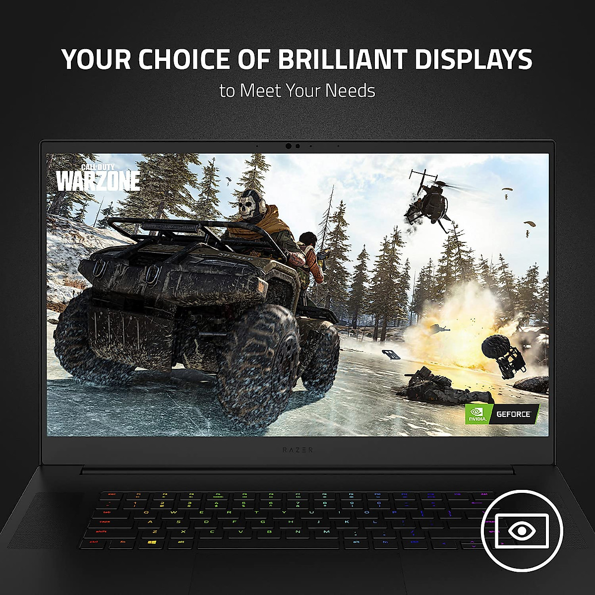 Razer Blade Pro 17 Gaming Laptop 2021: Intel Core i7-11800H 8-Core, NVIDIA GeForce RTX 3070, 17.3" QHD 165Hz, 16GB RAM, 1TB SSD - Chroma RGB - Thunderbolt 3 - SD Card Reader