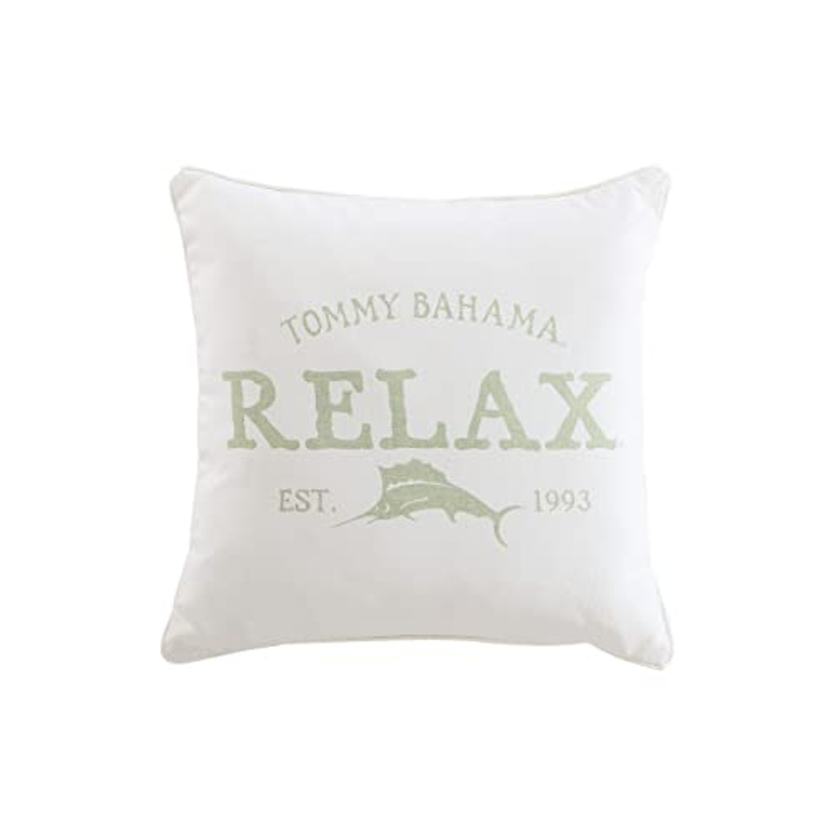 Tommy Bahama - King Comforter Set, Reversible Cotton Bedding with Matching Shams & Bonus Throw Pillows, All Season Home Decor (Serenity Green, King)