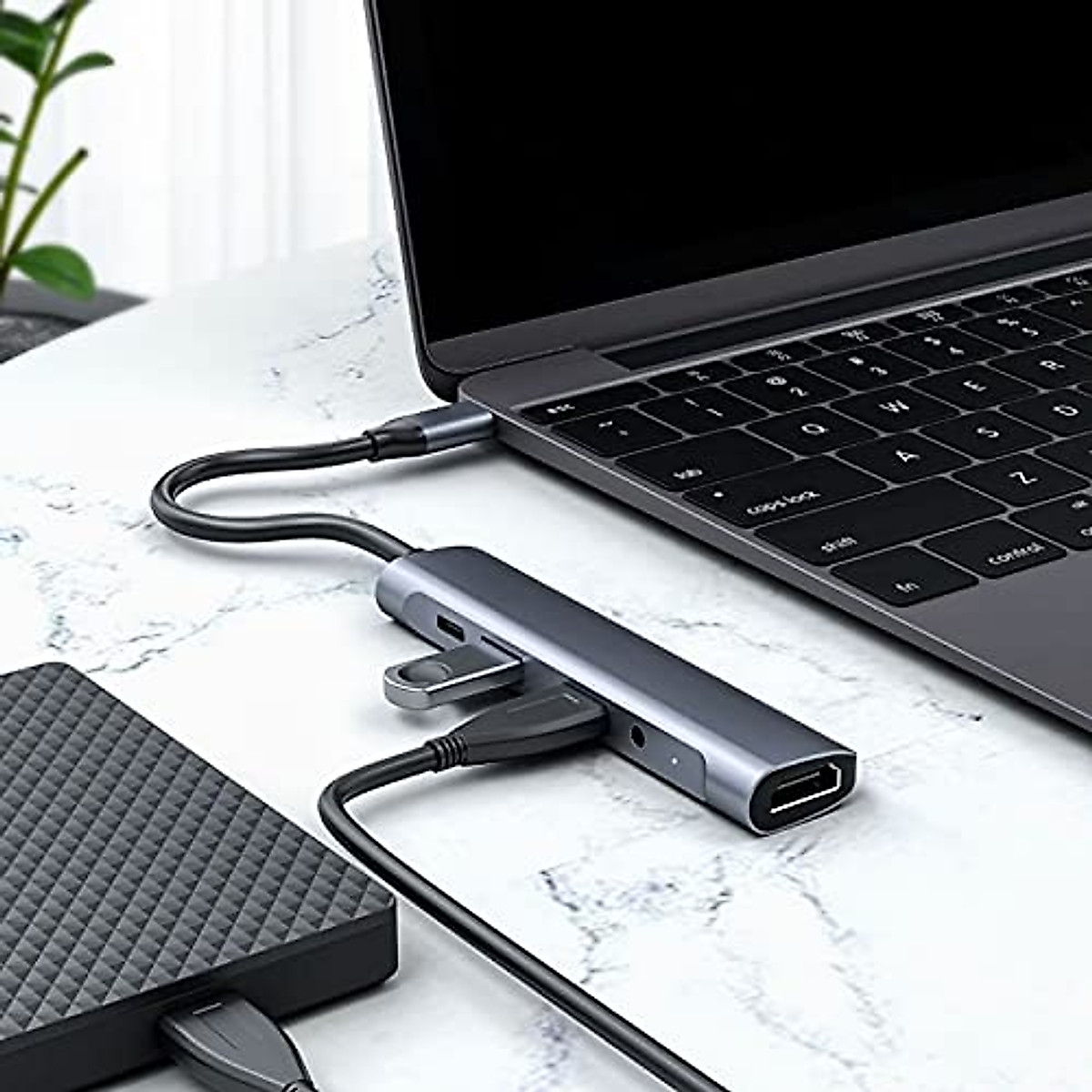 WJCCY Multi-Interface Station USB Splitter Computer Notebook Extended External Converter