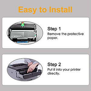 Compatible Toner Cartridge and Drum Unit Replacement for Brother TN660 TN630 TN-630 DR630 for MFC-L2700DW HL-L2300D HL-L2340DW HL-L2380DW DCP-L2540DW Printer (1 Black Toner + 1 Drum Unit)