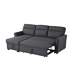 Devion Furniture Edward Sofabed, Dark Gray