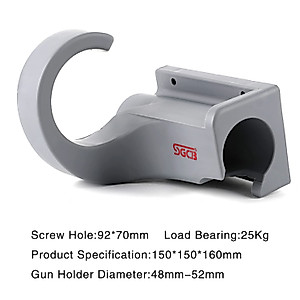 SGCB Car Washer Gun Holder Rack Wall Mount Pro Plastic Hard Chemical Resistant High Pressure Water Gun Hanging Rack Hose Tool Hanger for Garage Wall Workshop