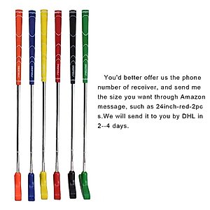 10pcs Rubber Double Way Golf Putters Custom Size Accepted (Mutil(e-mail to us please), custom size(e-mail to us please))
