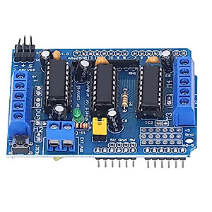 Stepper Motor Module, Simple Operation, Good Compatibility, L293D chip, Function Updates, Motor Driver Board for Electronic Experiments for DIY Robots