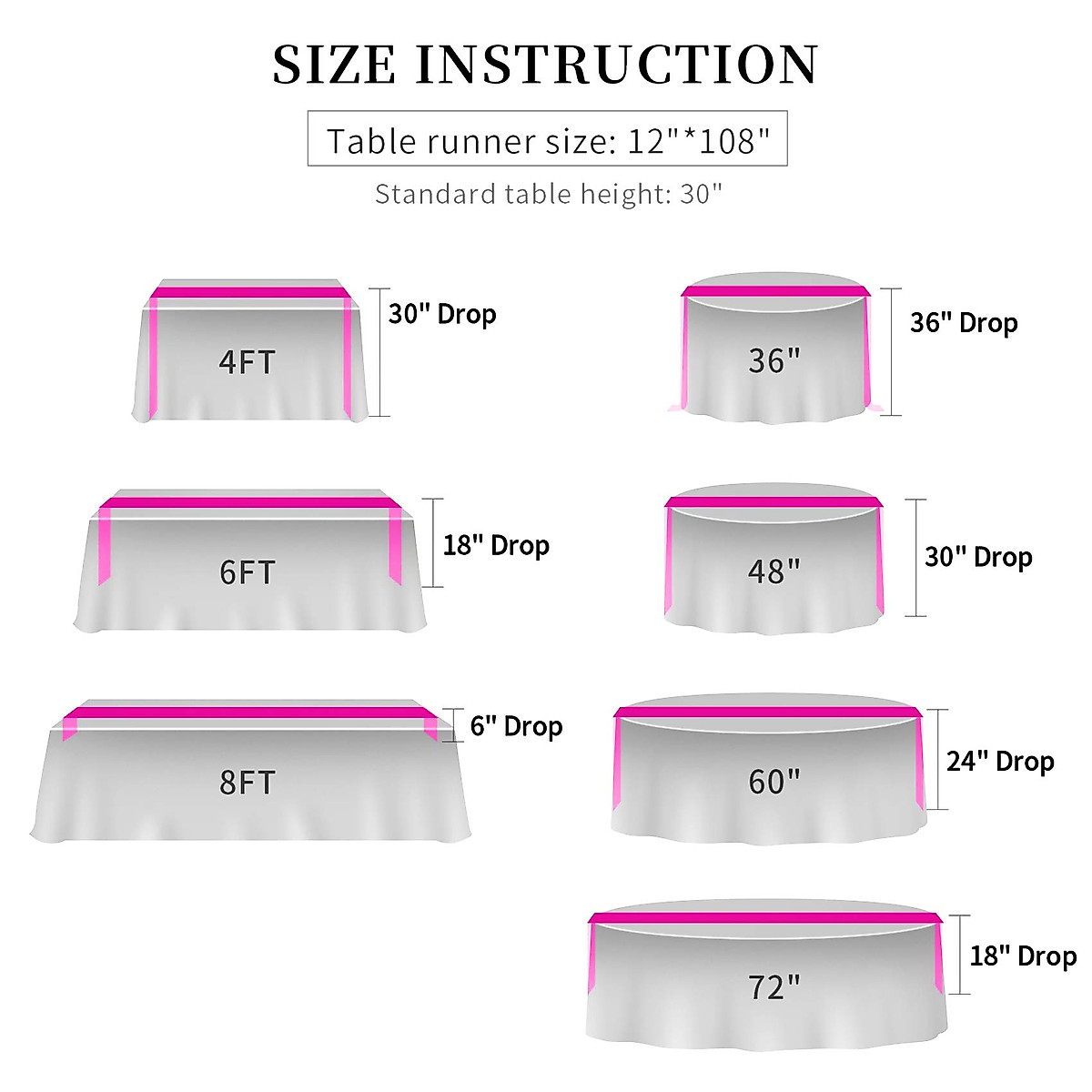 10-Pack Satin Table Runner Light Gold 12 x 108 inches Long, Table Runners for Wedding, Birthday Parties, Banquets Decorations（10 Pack, 12x108 Inch, Light Gold）