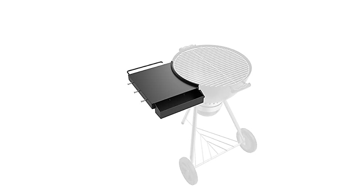 Kettle Table Shelf, Grill Table Shelf for Weber 22" Charcoal Kettle ...
