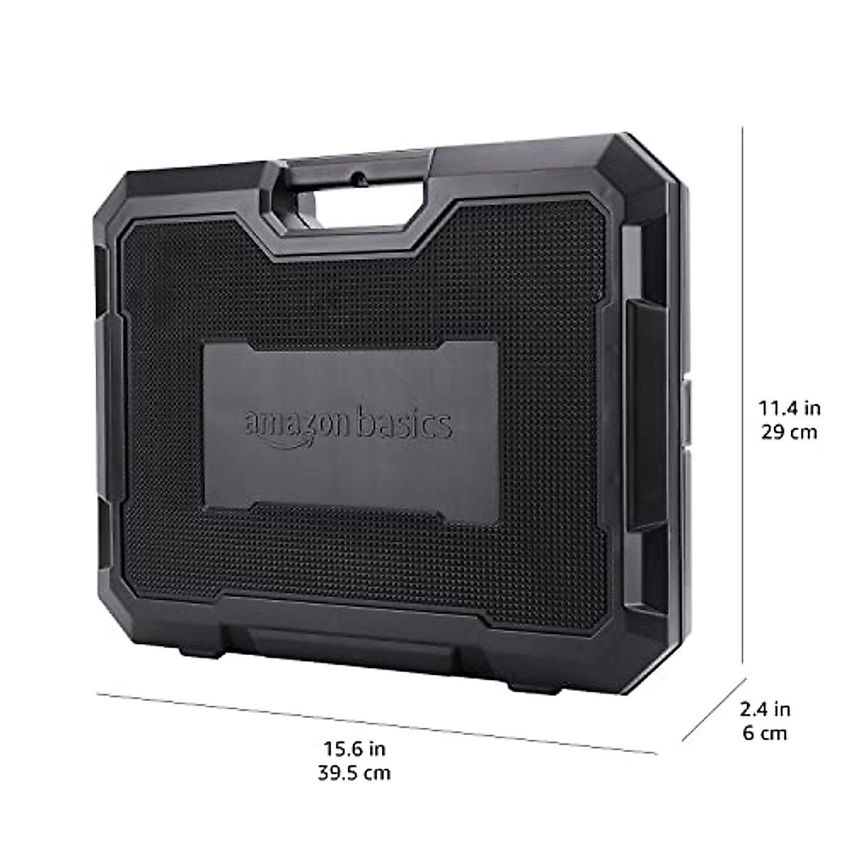 Amazon Basics 3/8-Inch Drive 6 Point Impact Socket Set with Carrying Case - 44-Piece