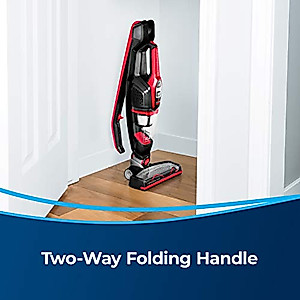 BISSELL, 3079 Featherweight Cordless XRT 14.4V Stick Vacuum, Black, Red