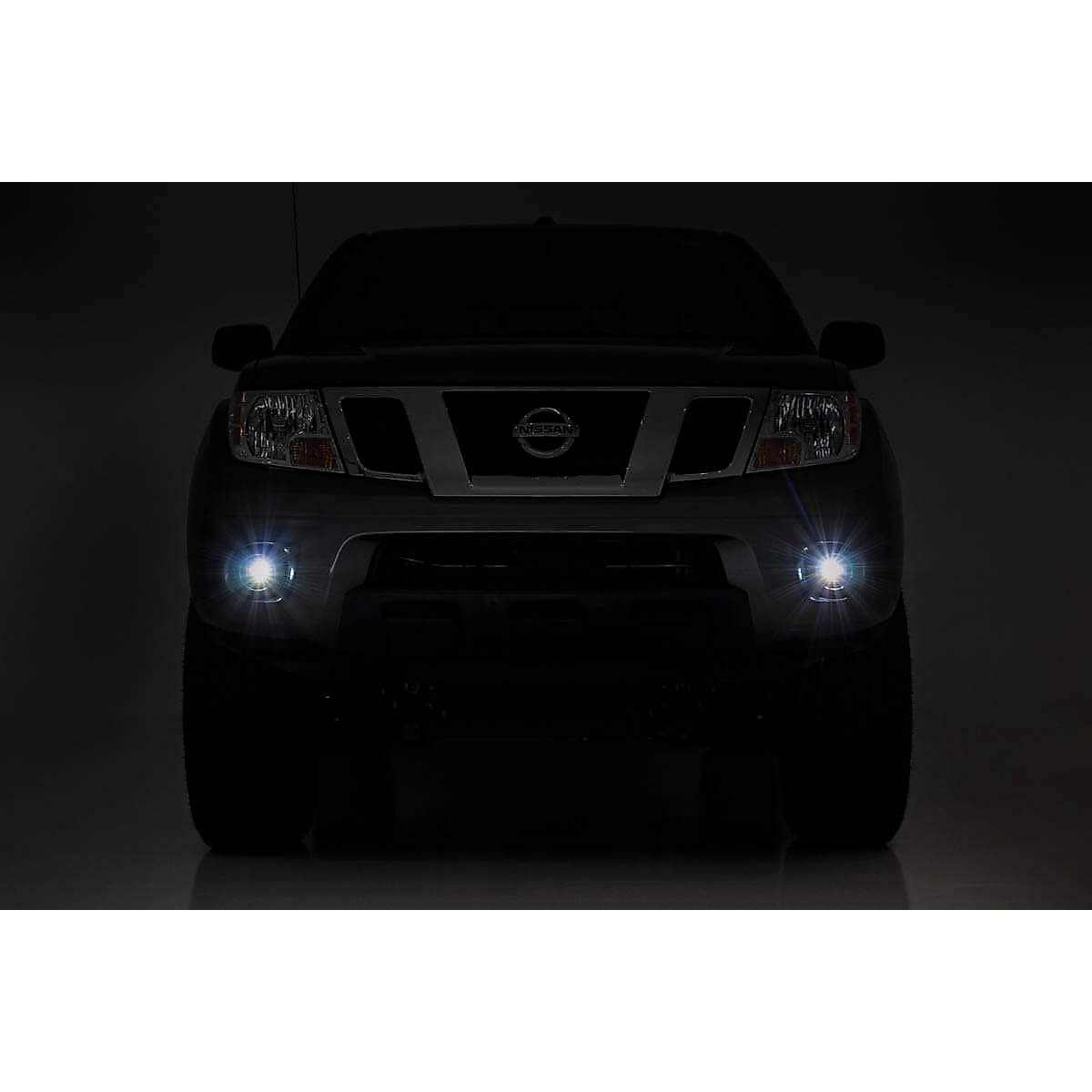 Rough Country 2" Square SAE LED Fog Lights | 2400 Lumens | Pair - 70907