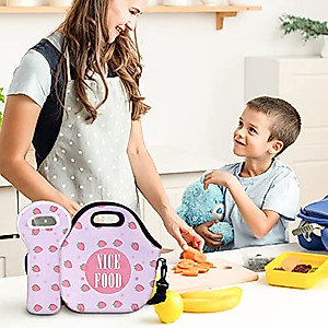 Valyria Sublimation Blanks Lunch Bag Water Bottle Holder, Thick Insulated Lunch Tote Box Water Bottle Carrier Bag-Reusable Lunch Organizer Cooler Bag with Zipper for Outdoor Travel Picnic Work