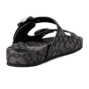 Coach Signature Buckle Strap Sandal Multi 8 D (M)