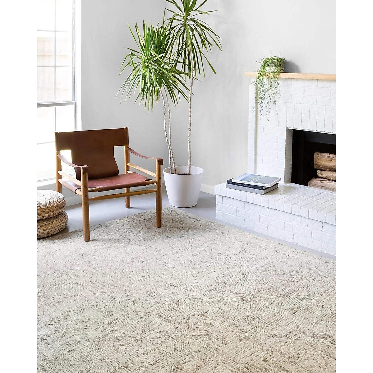 Loloi II Ziva Collection ZV-01 Neutral 2'-6" x 9'-9" Runner Rug
