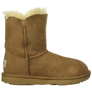 UGG Unisex-Child Bailey Button Ii Boot, Chestnut, 02