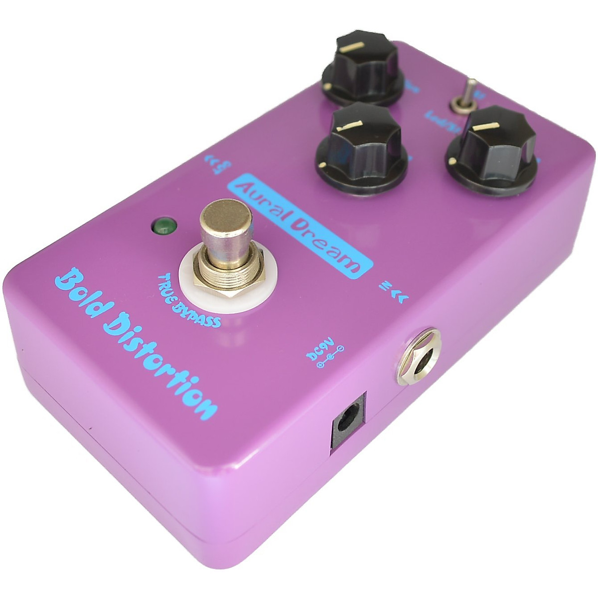 Aural Dream Bold Distortion Guitar Effect Pedal includes Heavy Distortion and High-Gain Powerful Dynamic Response for 2 Distortion modes,True Bypass