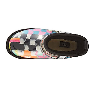 UGG Unisex-Child Classic Clear Mini Ii Boot, Black Multi, 6 Big Kid