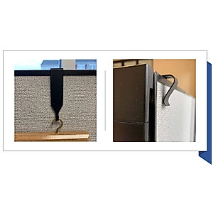 High Strength Office Cubicle Whiteboard Hanger-Narrow Hook! (1 Pair)