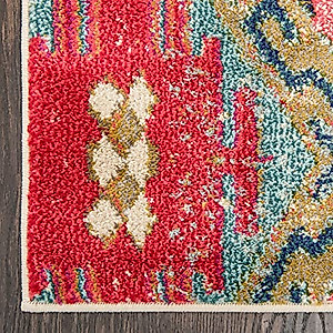 Unique Loom Sedona Collection Distressed, Southwestern, Vintage, Modern, Over-Dyed, Abstract Area Rug (5' 0 x 8' 0 Rectangular, Multi/Beige)