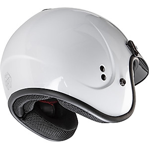 GMAX GM-32 Open-Face Helmet (Pearl White, X-Large) - FMVSS 218 Approved