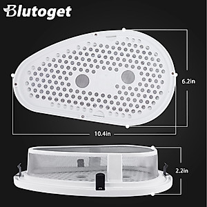 Upgraded W10828351 Dryer Lint Filter Screen & Cover by Blutoget - Compatible for Kenmore Whirlpool Stackable Washer/Dryer Lint Trap -Replaces 8531964 8531967 8531966 AP5985829-1 YEAR GUARANTEE