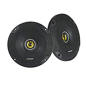 2 Pair Car Speaker Package of 2X Kicker CSC654 300-Watt 6.5" Inch 2-Way Black Coaxial Speakers + 2X CSC6934 450W 6x9 CS Series 3-Way Speakers - Bundle Combo with Enrock 50 Foot 14 Gauge Speaker Wire