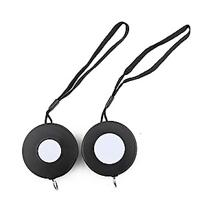 WIN TAPE 80'' / 205 CM Black Retractable Tape Measure with Black Rope