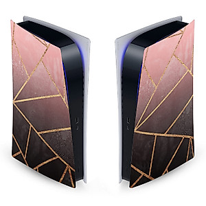 Head Case Designs Officially Licensed Elisabeth Fredriksson Pink and Black Art Mix Vinyl Faceplate Sticker Gaming Skin Case Cover Compatible with Sony Playstation 5 PS5 Digital Edition Console