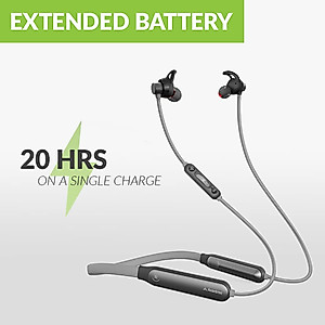 Avantree Neckband Bluetooth Headphones with Clear Dialogue Mode & Enhanced Volume for Phone PC TV Listening, 20hrs Music Time, Wireless Earbuds, Support Low Latency - NB18