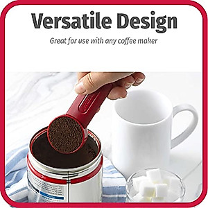 Goodcook Extendable Coffee Scoop, 2 Tablespoon, Small, Red