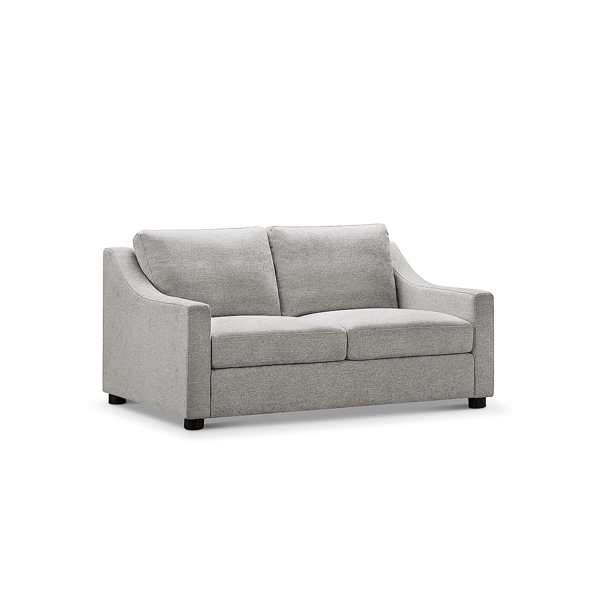 Abbyson Living Transitional Stain-Resistant Fabric Loveseat (Gray)