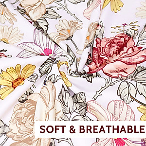 Newborn Lounger Cover for Boys Girls, Removable Cover for Infant Lounger Pillow, Soft Snug Fitted Baby Lounger Slipcover,Floral