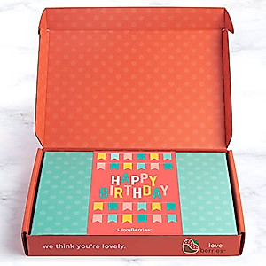 CY Chocolates Birthday Deluxe Chocolatey Covered Oreos 12 Piece Gift Box