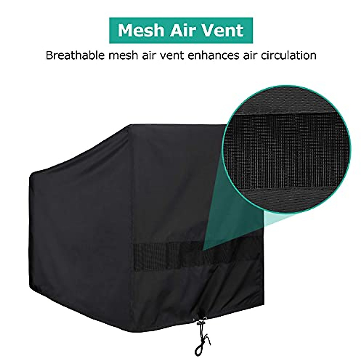 SunPatio Outdoor Chair Covers 2 Pack for Adirondack Chair, Swivel Rocking Chair, Waterproof Patio High Back Chair Cover, Durable FadeStop Patio Furniture Covers for All Weather, 34"W x 37"D x 36"H