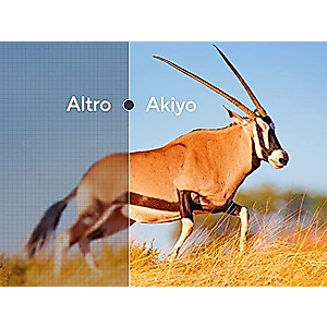Mini WiFi Projector, AKIYO 2023 Upgraded Bluetooth Portable Projector 5500 Lumens 1080P Supported, 55000 Hours LED Video Projector Compatible with iOS Android HDMI USB TV Stick PC (Tripod Included)
