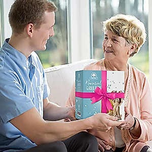 OakiWay Memorial Gifts - Garden Angel Statue Sympathy Gift with Solar Led Light, in Memory of Loved One, Condolence Gifts, Bereavement Gifts, Remembrance Gifts, Cemetary Grave Decorations