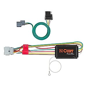 CURT 56029 Vehicle-Side Custom 4-Pin Trailer Wiring Harness, Fits Select Honda Element