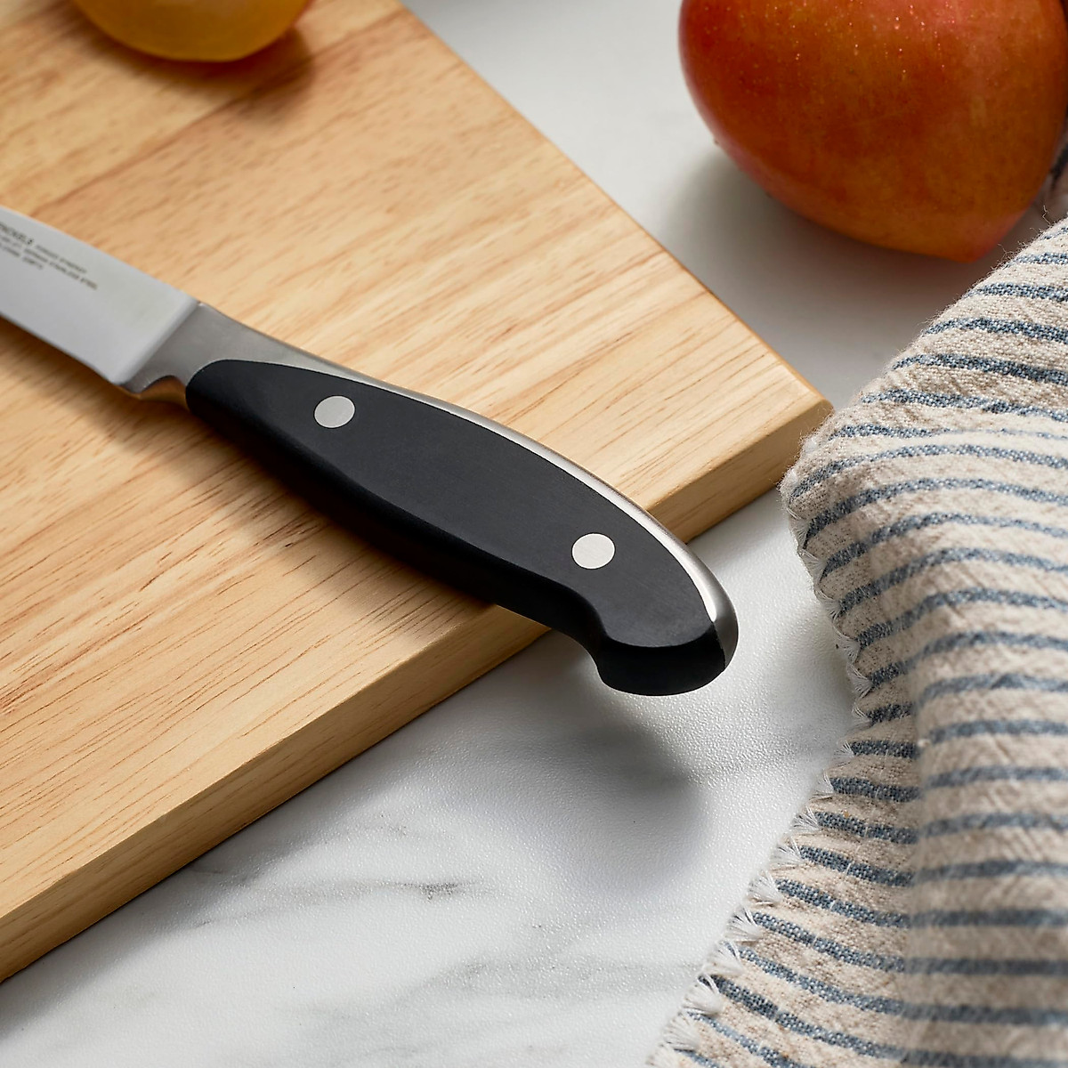 HENCKELS Forged Synergy Paring Knife, 3-inch, Black/Stainless Steel