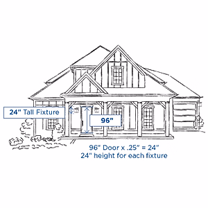 Progress Lighting P5721-14 Brookside Outdoor, 8-Inch Width x 9-3/4-Inch Height, Brown