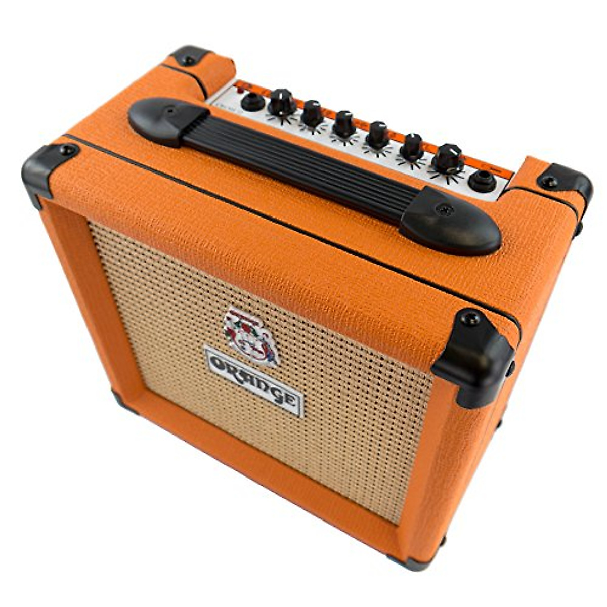 Orange Crush 12-Watt Guitar Combo Amplifier Bundle with Instrument Cable and Austin Bazaar Polishing Cloth