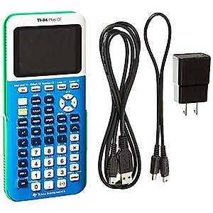 Texas Instruments TI-84 Plus CE Color Graphing Calculator, Trifecta