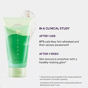 Tatcha Forest Awakening Hinoki Body Wash: Soft Exfoliating Scrub, 200 ml | 6.8 fl oz