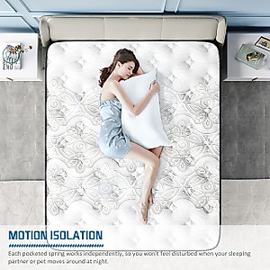 Crystli Full Mattresses 12 inch Memory Foam Mattress Full Size Hybrid Mattress Medium Firm Full Bed Mattress in a Box with CertiPUR-US Foam 100-Night Trial 10 Years Warranty