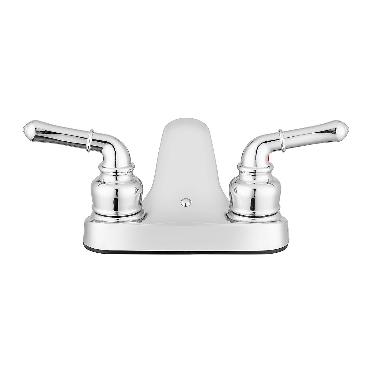 Pacific Bay Lynden Bathroom Sink Faucet - Metallic Plating Over Lightweight ABS Plastic (Chrome)