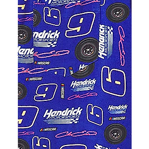 FOCO NASCAR Chase Elliott Men's Floral Button Up Short Sleeve Shirt, Team Color, L