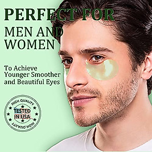 R.A.V Under Eye Patches, Cucumber Eye Masks, 30 Pairs Collagen Patches for Nourish Firming Repair for Fine Lines, Wrinkles, Dark Circles Bags Eye Treatment, Improve Lines Puffiness for men women